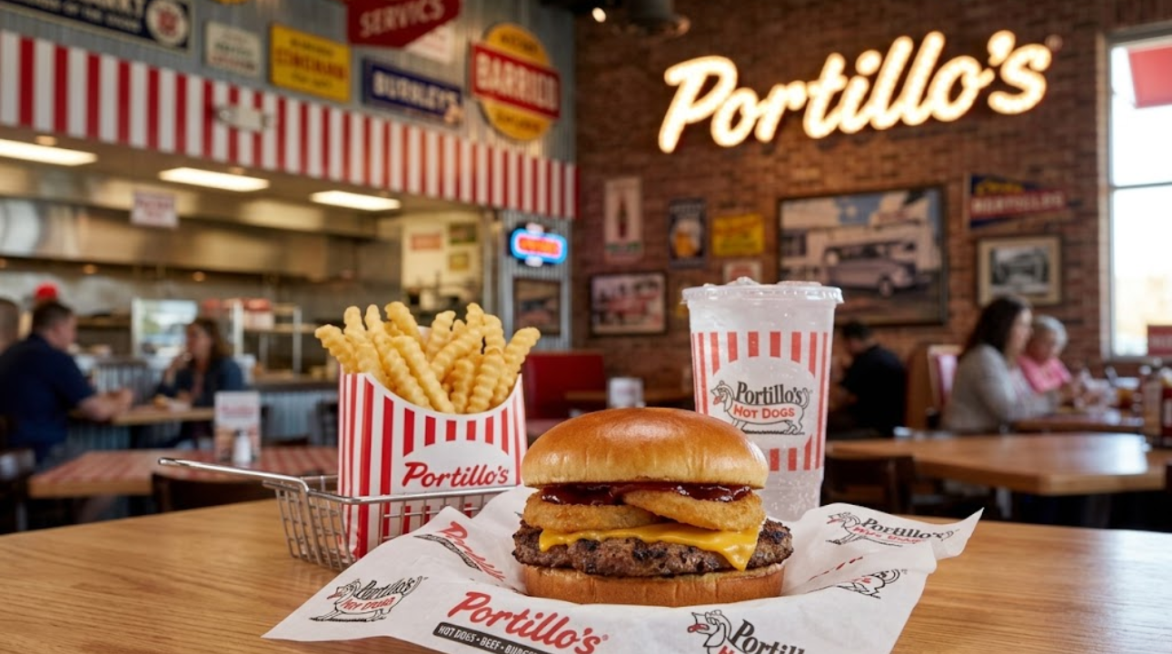 Portillo's Menu With Prices 2026 | Hot Dogs, Burgers & More